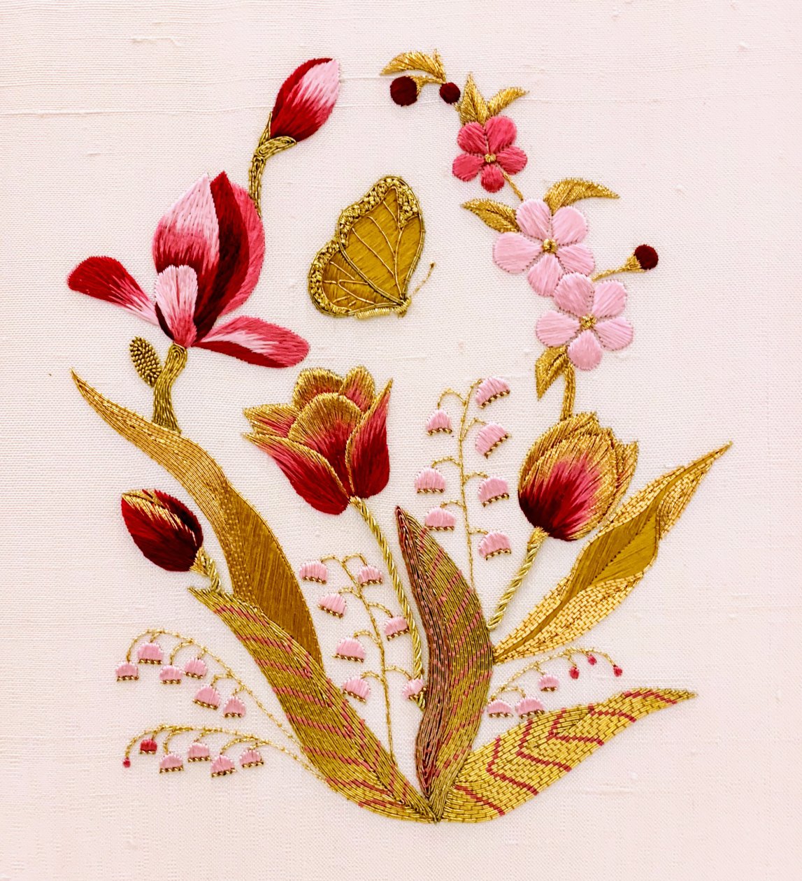 Free Project: Whimsical Metal Thread Embroidery | Part 1 | EGA