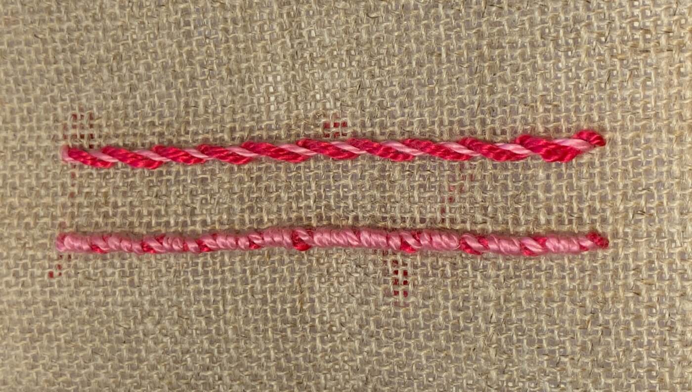 Wrapped Chain Stitch: Taking the chain stitch to the next level ...