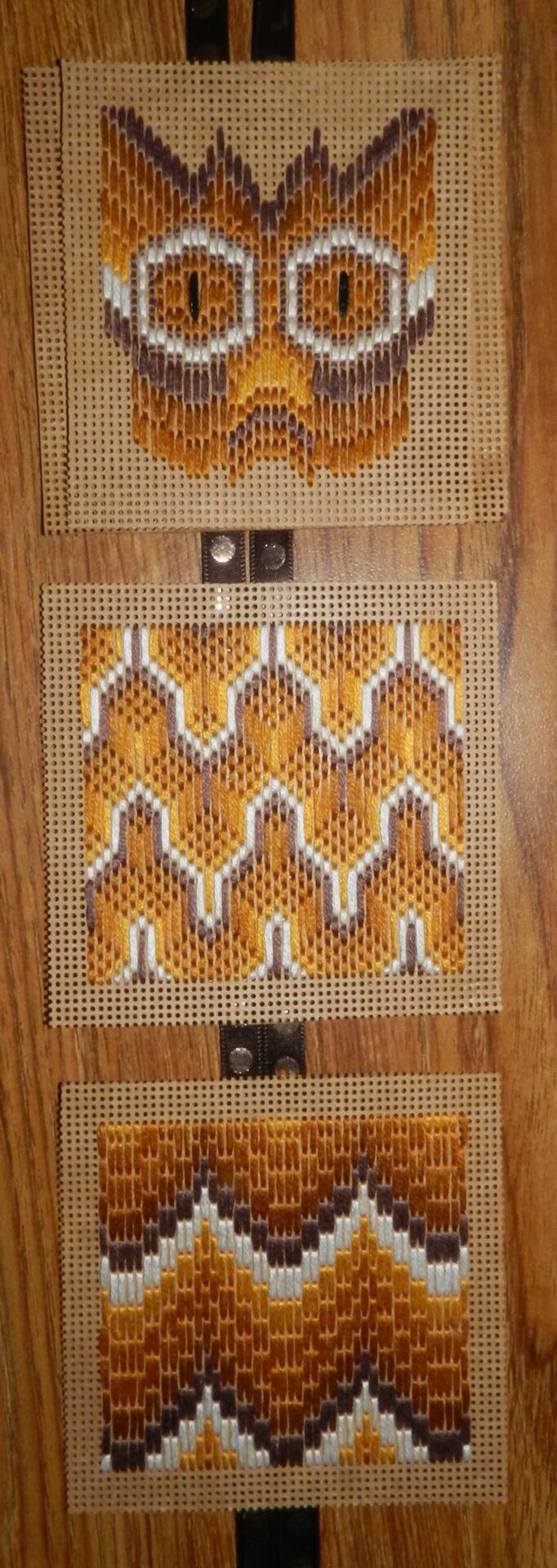 September 2024 Stitch-a-long: Deconstructed Bargello Owl