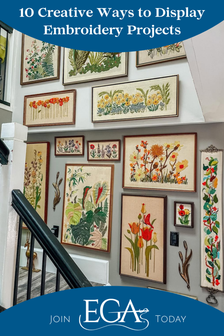 10 Creative Ways to Display Embroidery Projects | Embroiderers’ Guild ...