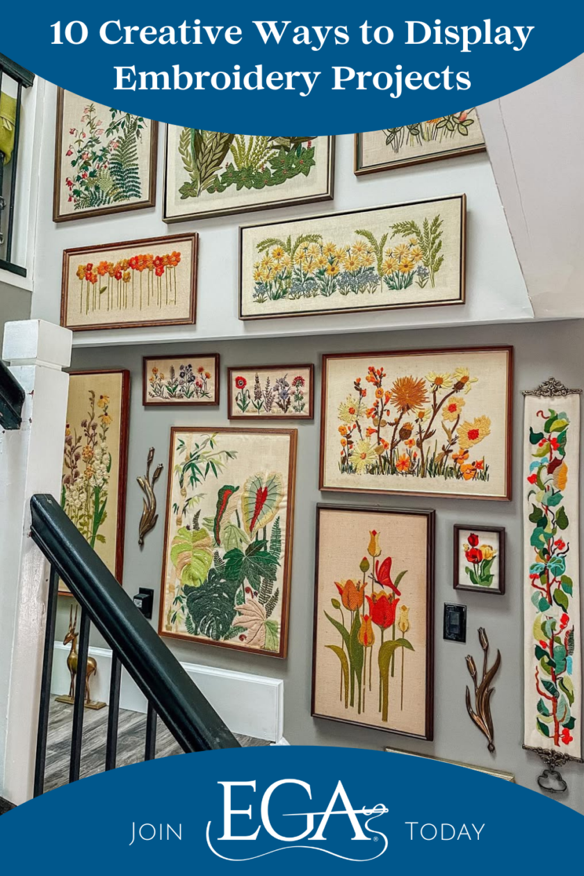 10 Creative Ways to Display Embroidery Projects | Embroiderers’ Guild ...