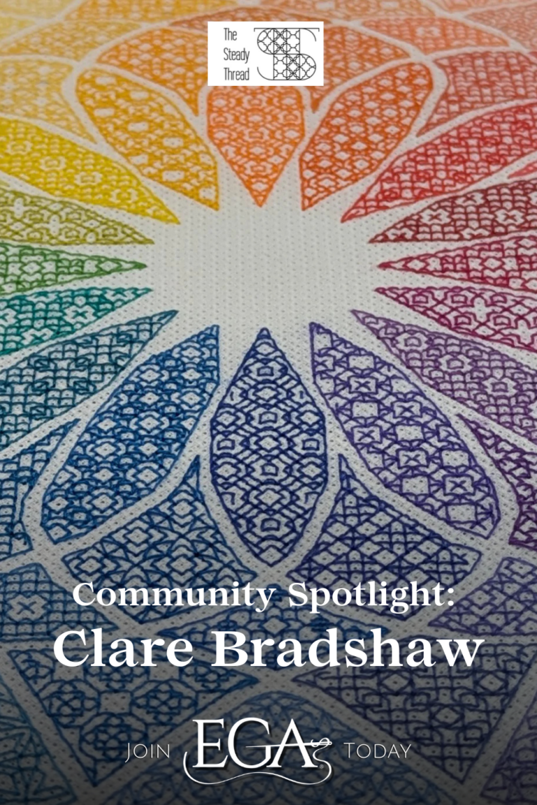 Community Spotlight: Clare Bradshaw of The Steady Thread | Embroiderers ...