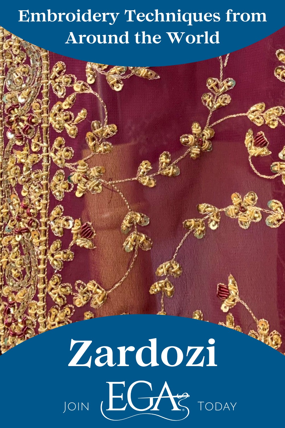 Embroidery Technique from Around the World: Zardozi | Embroiderers ...